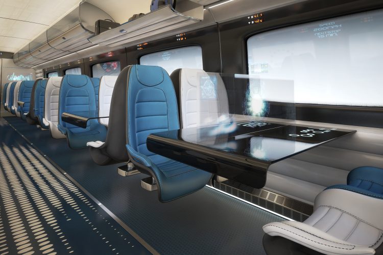 Hitachi Rail Europe reveals new high speed train interior
